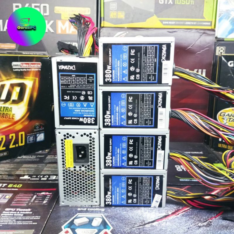 Jual Power Supply PSU Komputer PC CPU DAZUMBA 380W MINI PSU | Shopee Indonesia