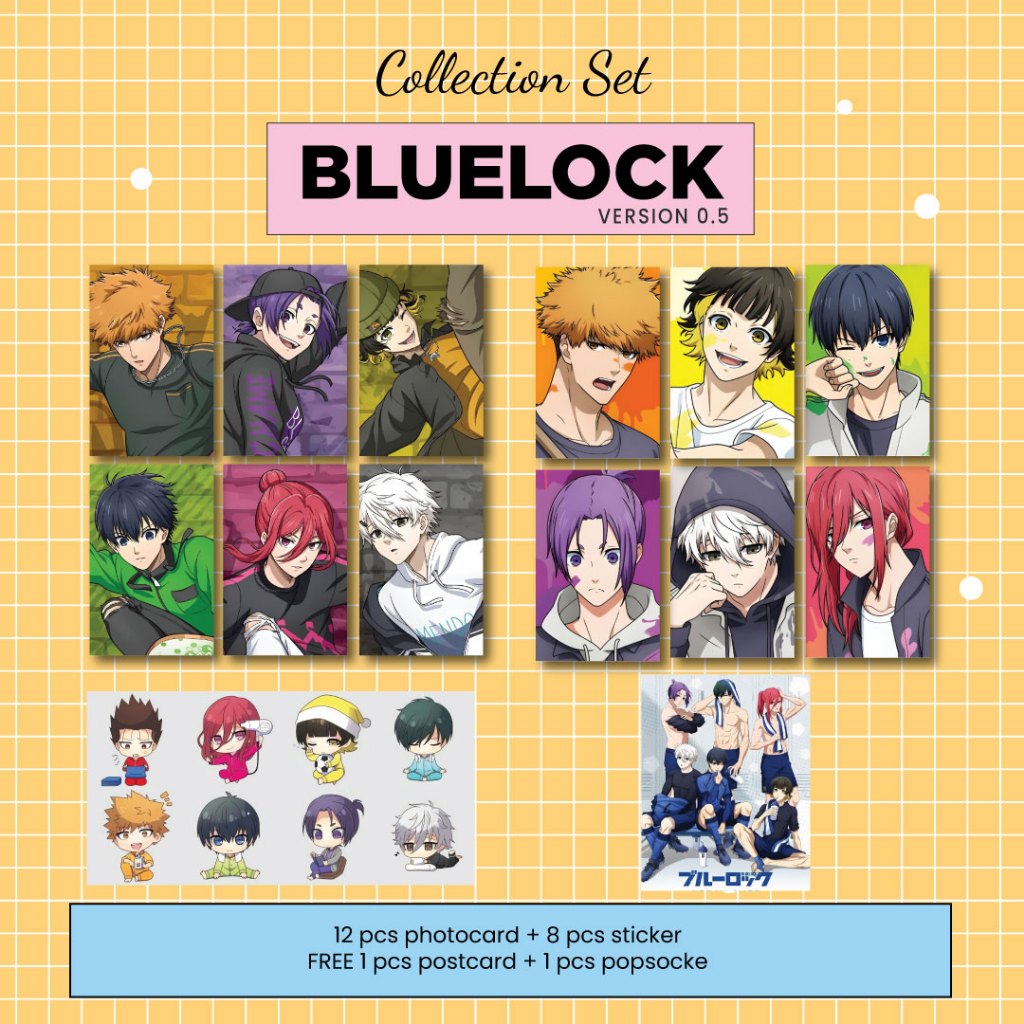 Jual Blue Lock Ver.05 Photocard Sticker Bluelock | Shopee Indonesia