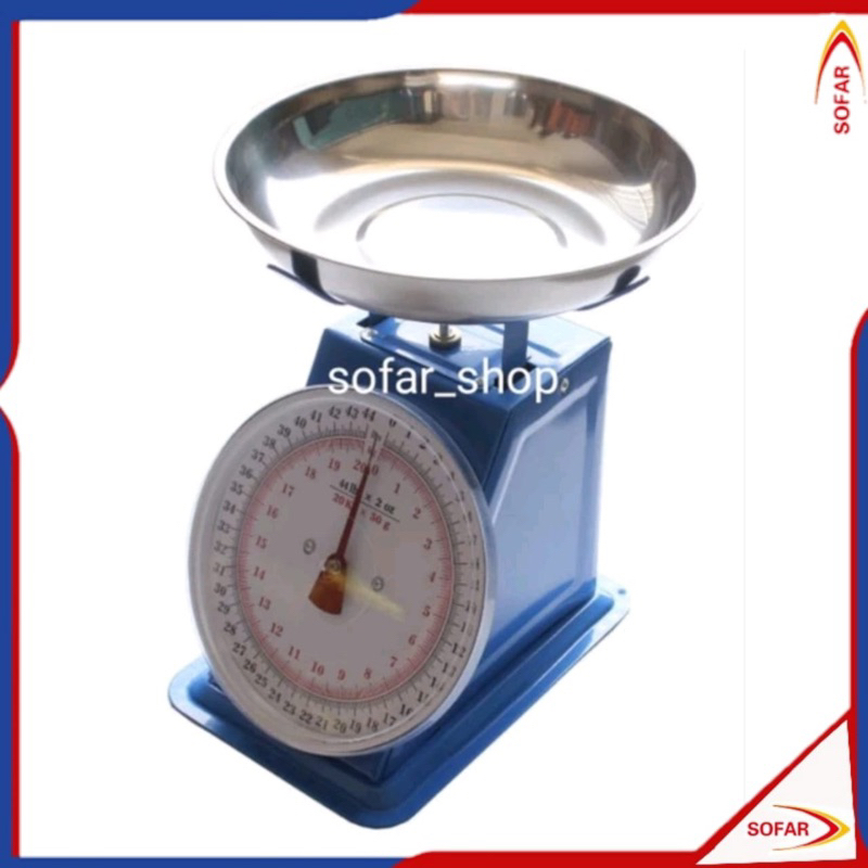 Jual Timbangan Mangkok Jarum 10Kg 20Kg Manual Besi Analog Meja Duduk Buah Impor | Shopee Indonesia