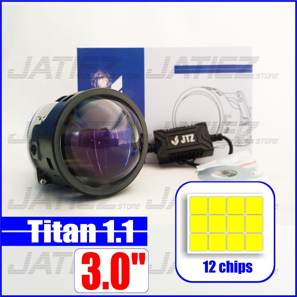Jual Biled 3 inch Bluelens - Lampu LED Projie Proji Projector 3Inch 50 ...