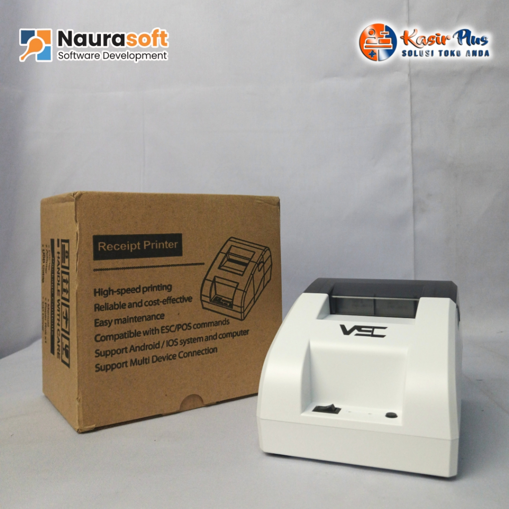 Jual Printer thermal 58mm bluetooth vsc tm-58v rpp02n putih | Shopee ...
