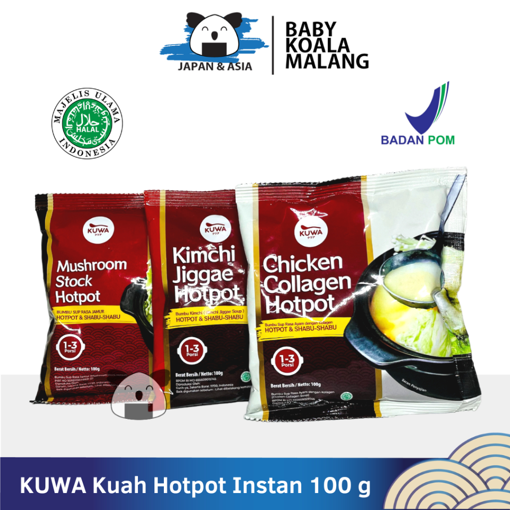Jual KUWA Chicken Collagen & Kimchi Jiggae 100g Halal | Kuah Hotpot ...