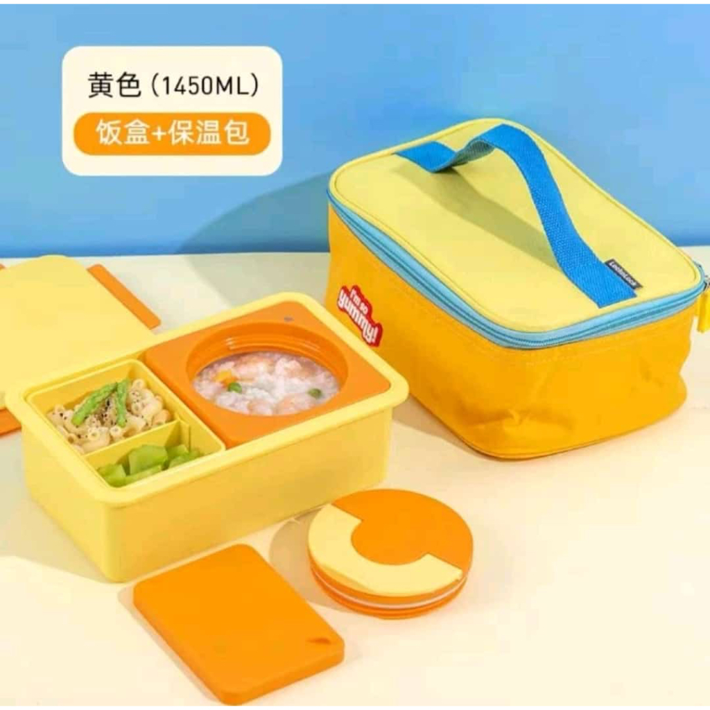 Jual LOCKNLOCK BENTO BOX , LUNCHBOX SET (Free Stiker + LunchBag ...