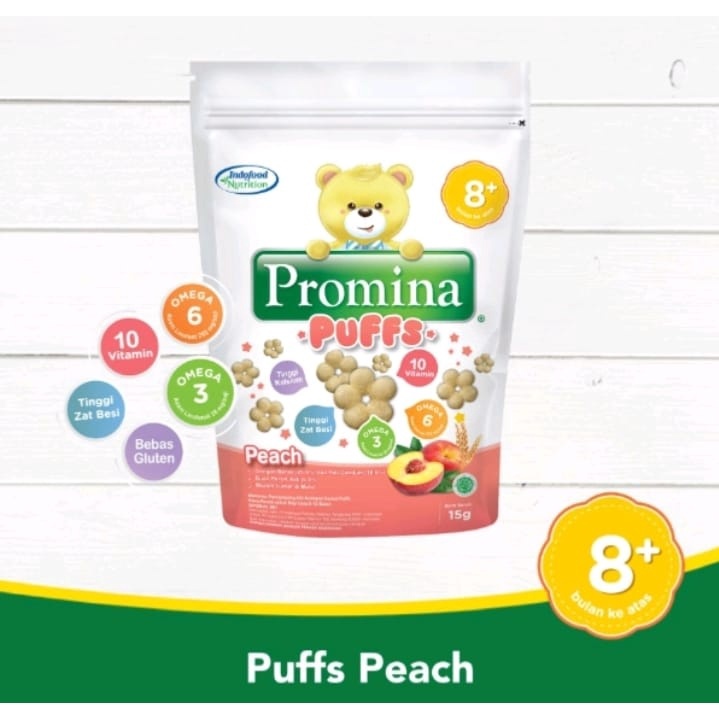Jual Promina Biskuit Puffs Peach 15g | Shopee Indonesia