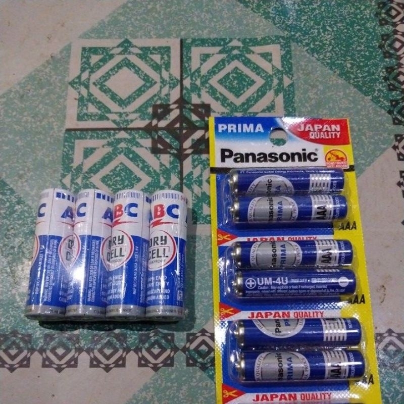 Jual Batu ABC - AA / Batu Panasonic AAA - Batu ABC Jam Dinding - Batu ...