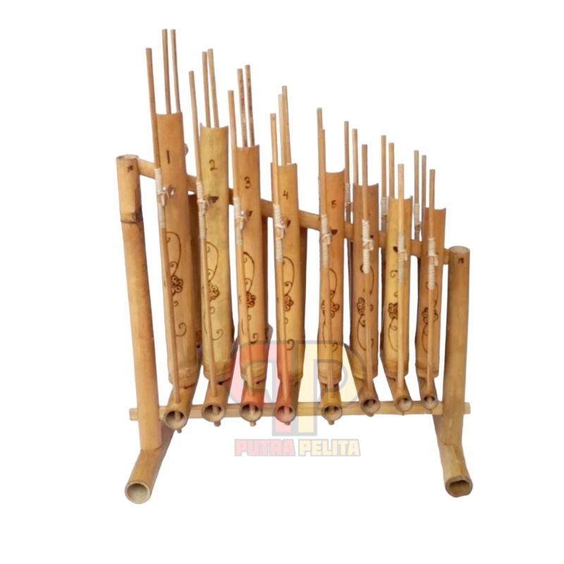 Jual ANGKLUNG ALAT MUSIK TRADISIONAL / ANGKLUNG 8 NADA 1 OKTAF ANGKLUNG ...