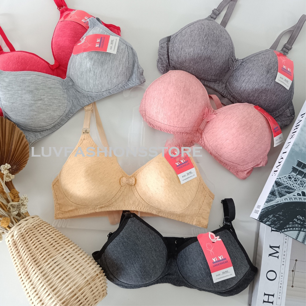 Jual IL - BH BUSA TIPIS TANPA KAWAT / BRA REMAJA YIYI POLOS CUP STANDAR ...