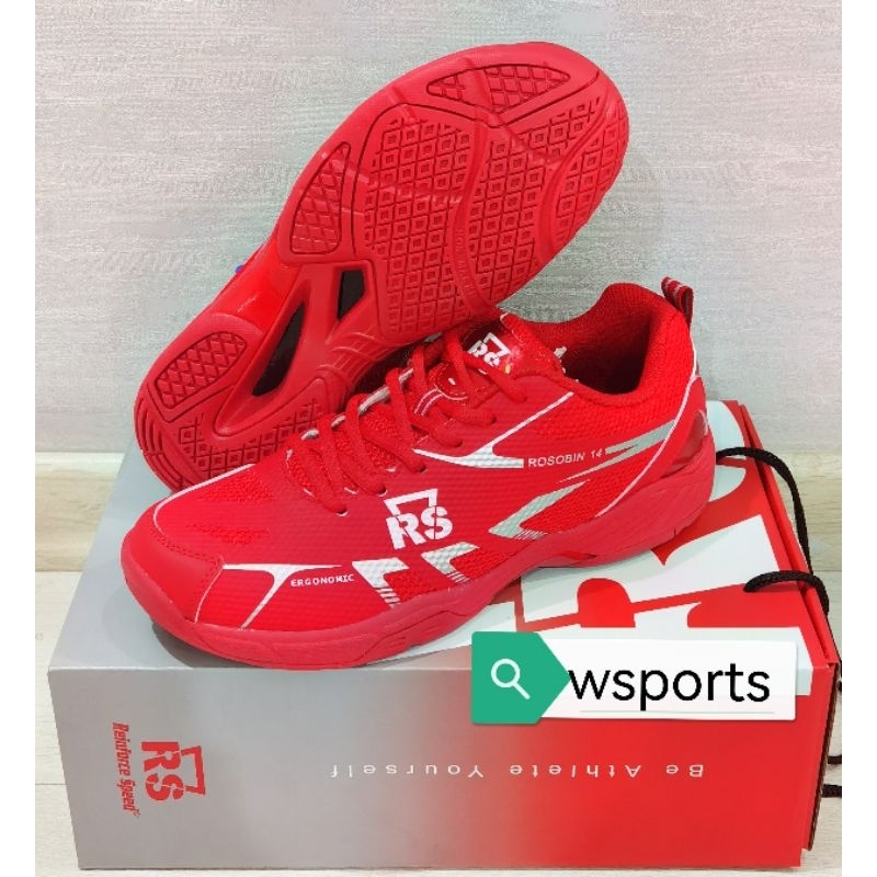 Jual [[COD]] Sepatu Badminton RS Rosobin 14 16 17 18 Original | Shopee ...