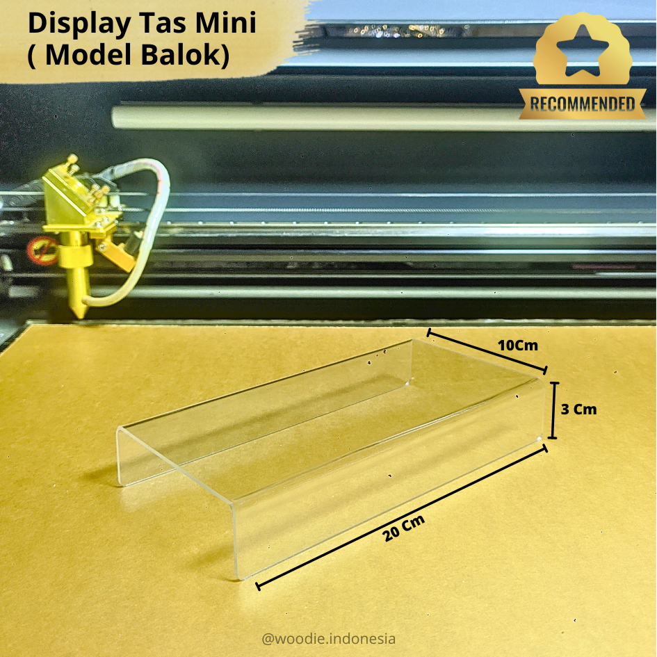 Jual Display Akrilik Tas/Sepatu Model Balok Display Serbaguna 3 Susun ...
