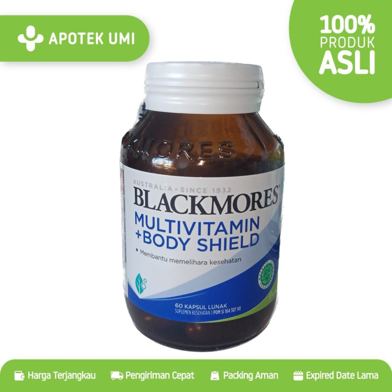 Jual BLACKMORES MULTIVITAMIN & BODY SHIELD 60s || SUPLEMEN MULTIVITAMIN ...