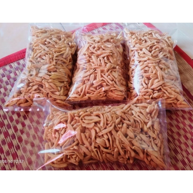 Jual Kue Bawang Gunting Khas Padang 500 gr { 1/2 kg } | Shopee Indonesia