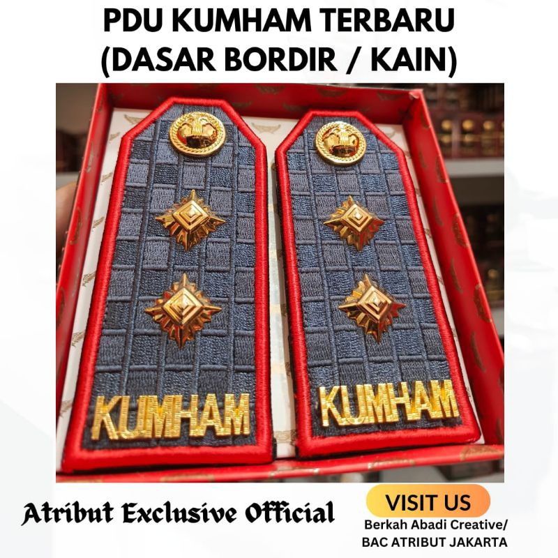Jual atribut eksklusif official - pangkat PDU KUMHAM terbaru golongan ...