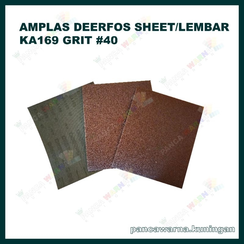 Jual AMPLAS DEERFOS SHEET/LEMBAR KA169 GRIT #40 / AMPLAS KASAR | Shopee Indonesia