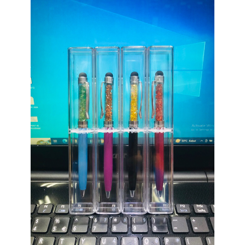 Jual Stylus plus Pen 2 IN 1 PREMIUM dapat Box mika Ballpoint Pulpen ...