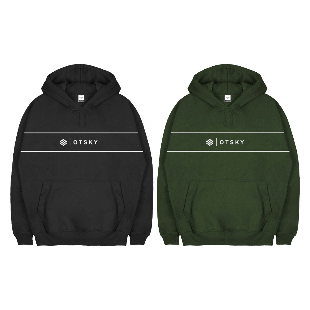 Jual Otsky Jacket Hoodie Pria Font Doubline (W) | Shopee Indonesia