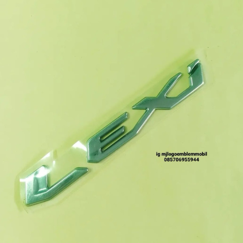 Jual Emblem logo LEXI yamaha ukuran original body motor | Shopee Indonesia