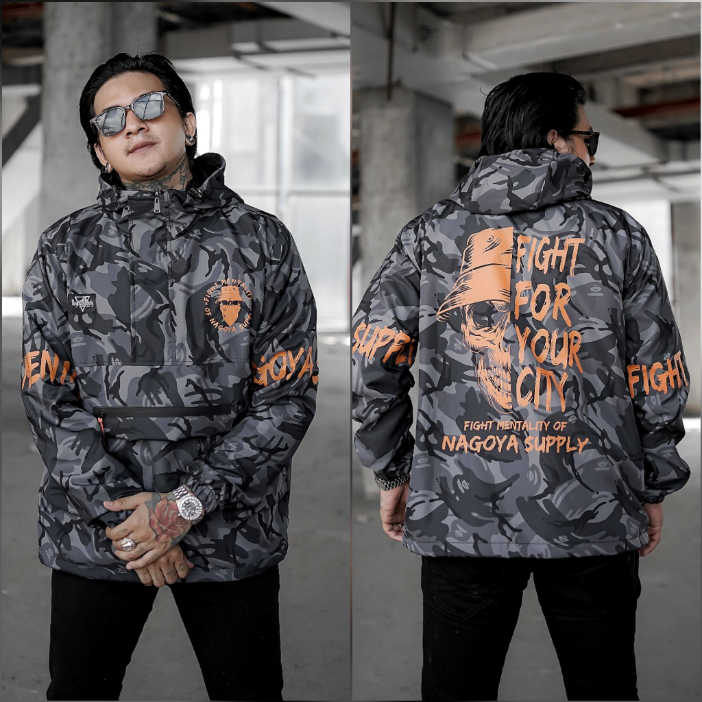 Jual Jaket Cagoule Pria Original Nagoya - Jaket Parasut Waterproof ...