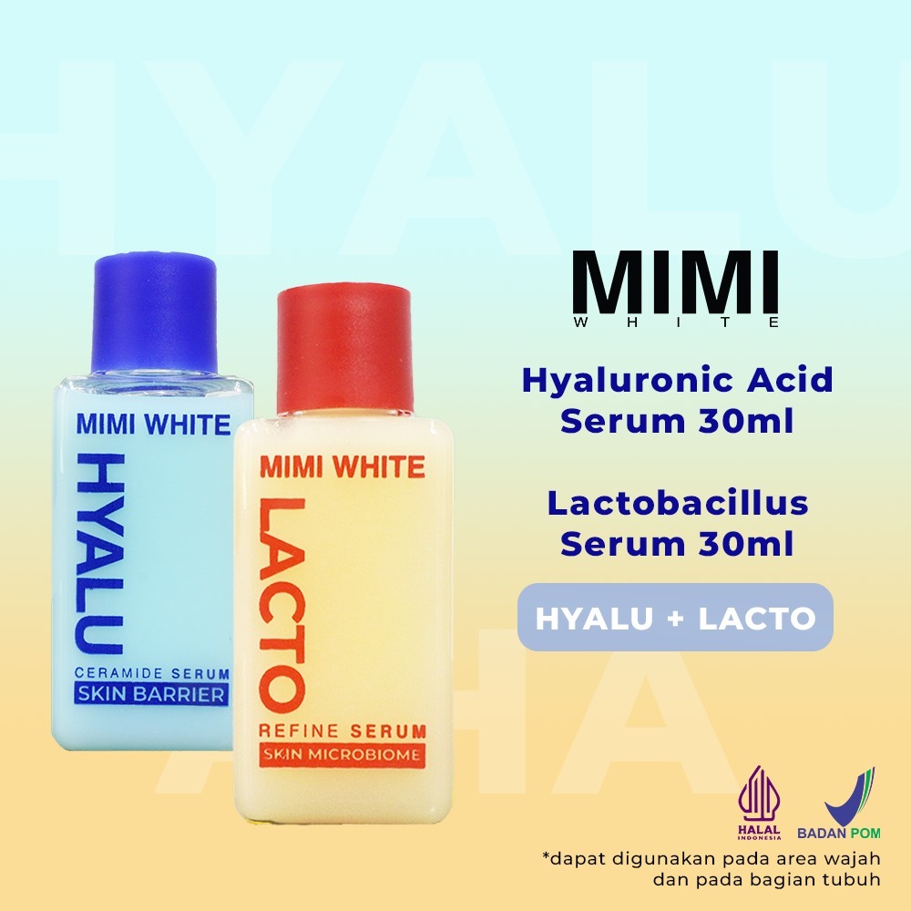 Jual MIMI WHITE Hyaluronic Acid Ceramide Serum 30 ml + Lactobacillus ...