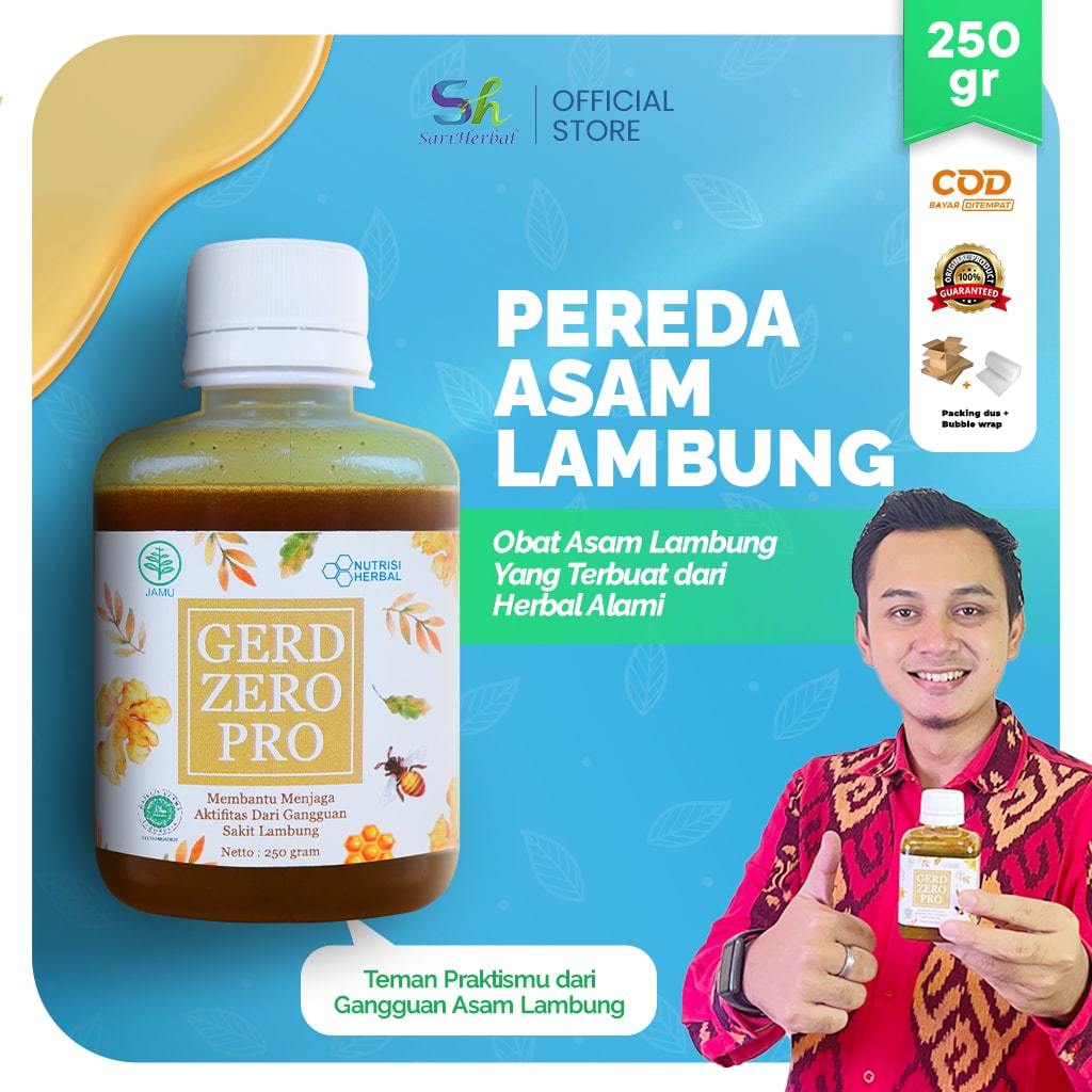 Jual GERD ZERO PRO MADU OBAT HERBAL ASAM LAMBUNG, MAAG, DAN ANXIETY ...