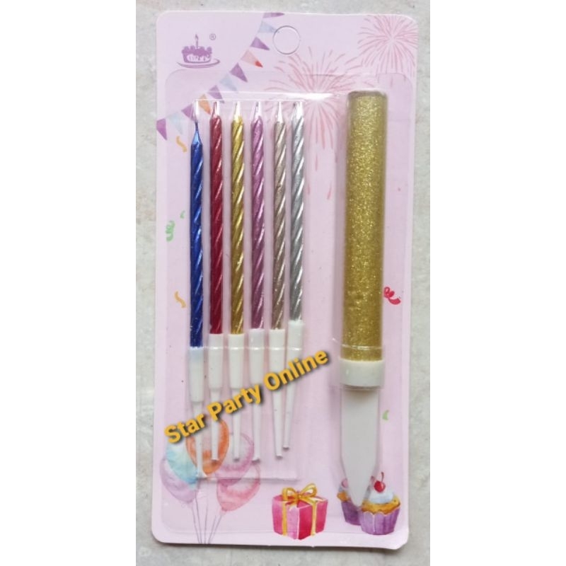 Jual Lilin Chrome Kembang Api/ Lilin Air Mancur /Lilin Ajaib /CND 355 ...