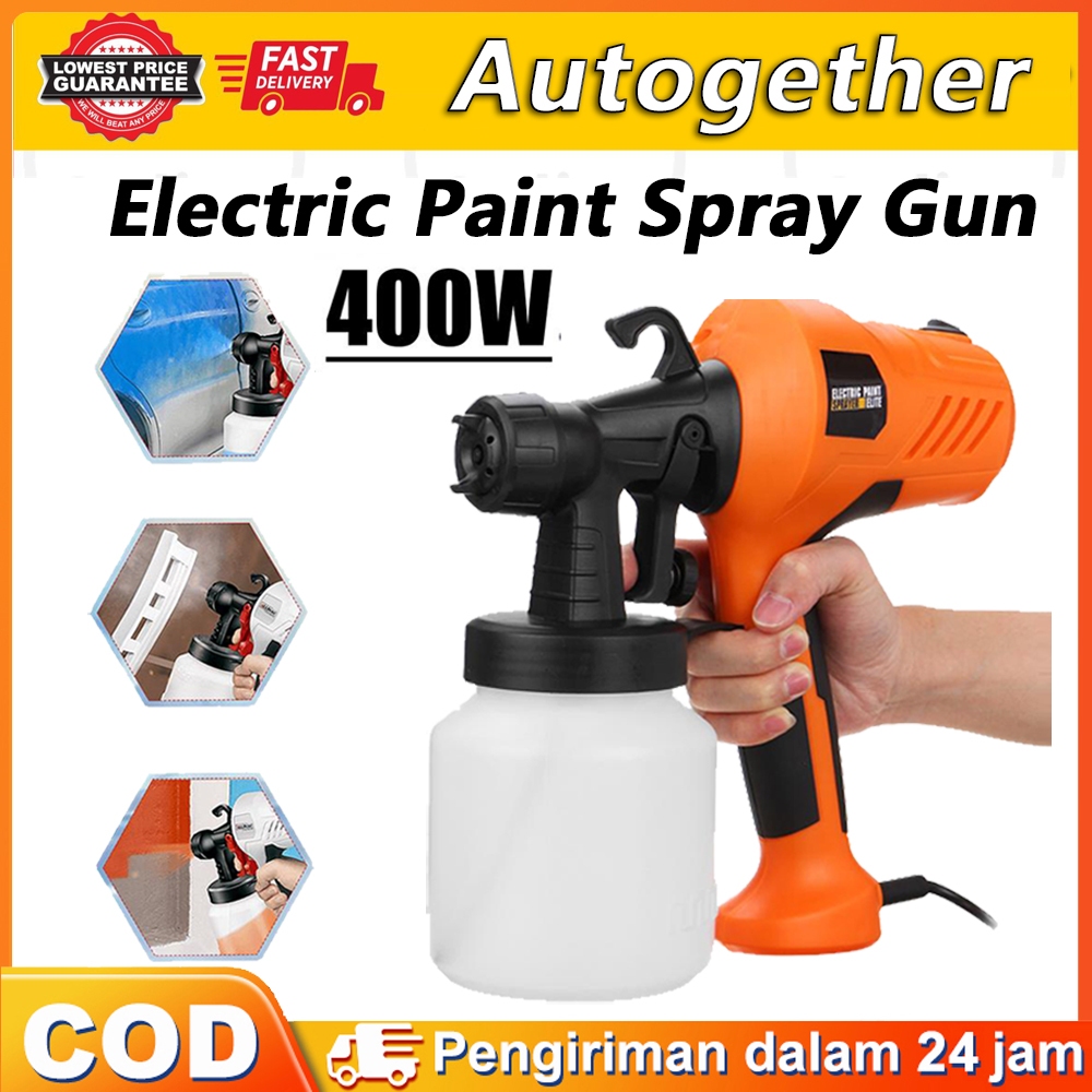 Jual 800ML Electric Spray Gun 400Watt Paint Mesin Cat Semprot Elektrik ...