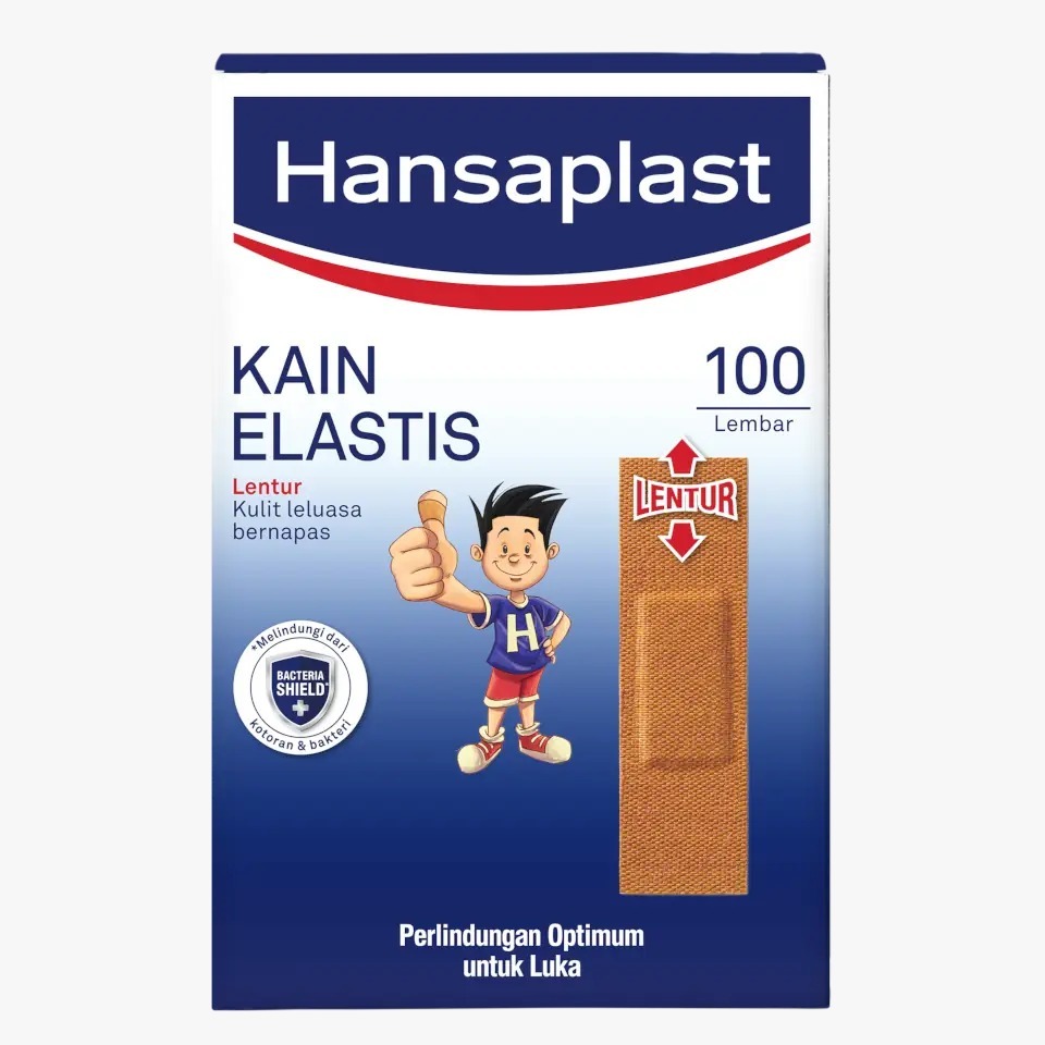 Jual HANSAPLAST | Plester Kain Box Isi 100 | Plester Penutup Luka Box ...