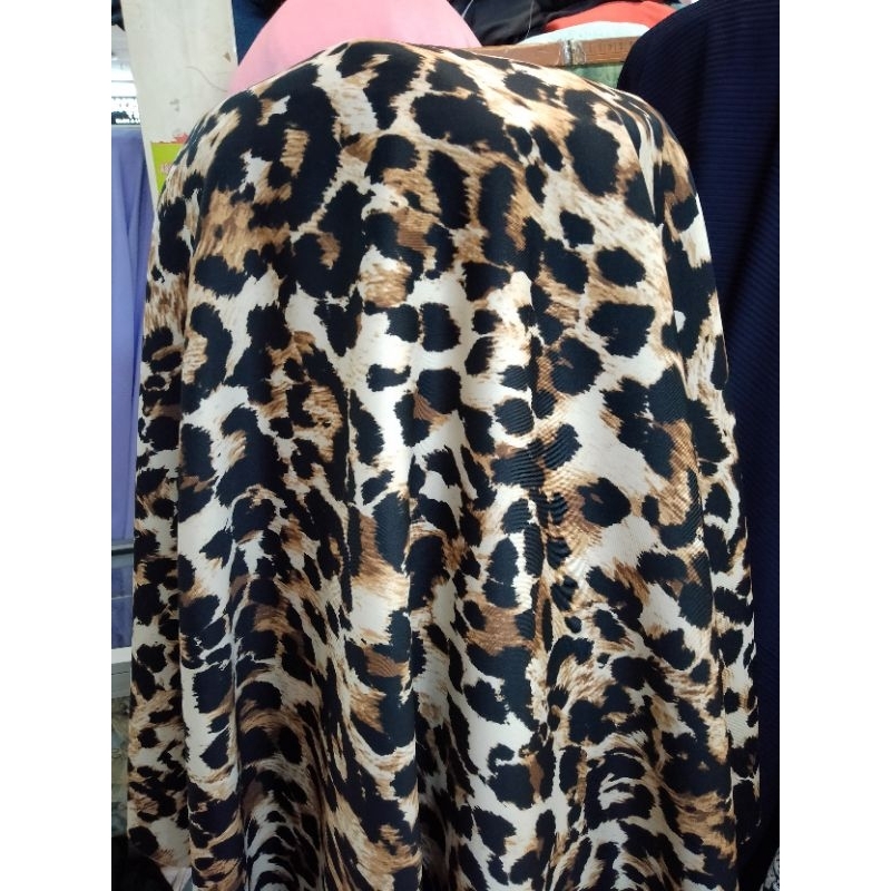 Jual bahan scuba.motif macan | Shopee Indonesia