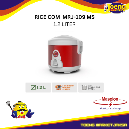 Jual RICE COM MRJ-109 MS 1.2 LITER 220V MASPION | Shopee Indonesia