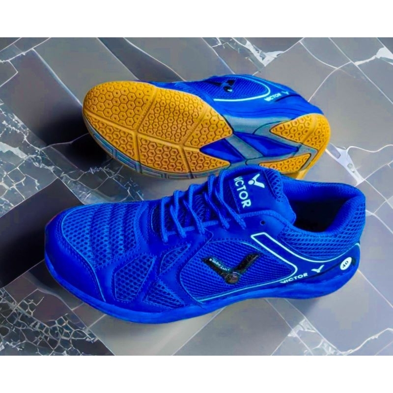Jual Sepatu Olahraga Batminton Pria Outsol Karet Tidak Licin/Sepatu ...