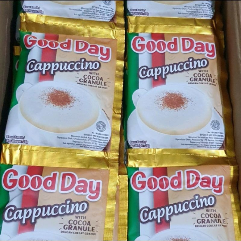 Jual Good Day Cappucino Renceng isi 12 Sachet | Shopee Indonesia