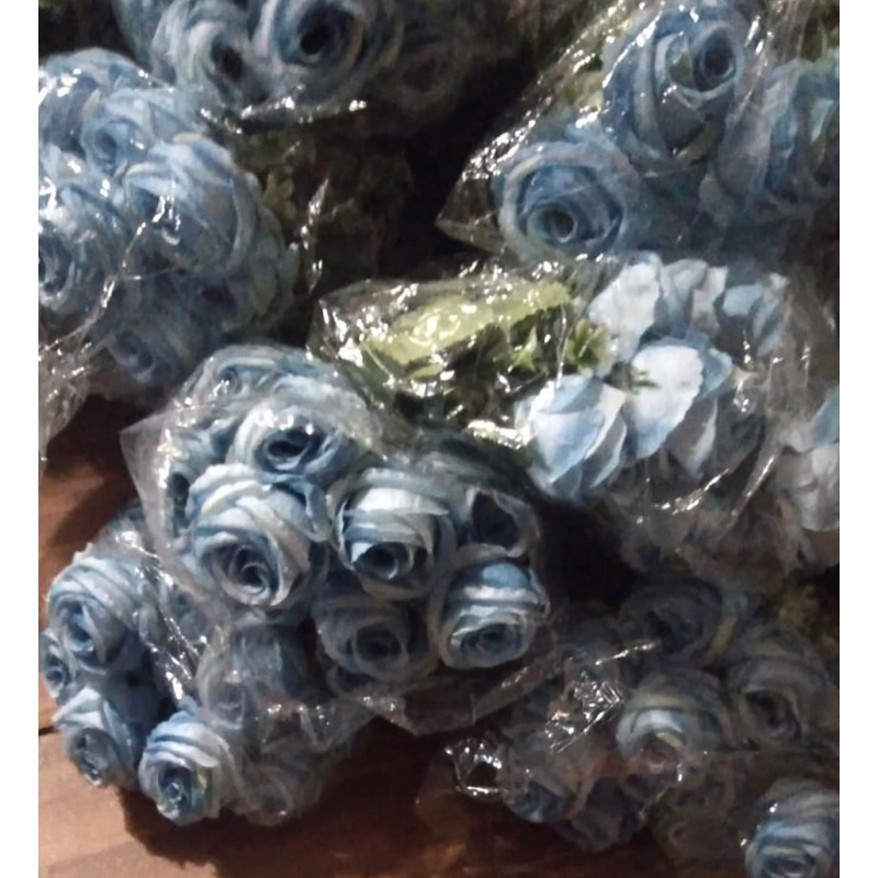 Jual FREYA BIRU GRADASI Boutonniere / Bunga Jas / Corsage | Shopee ...