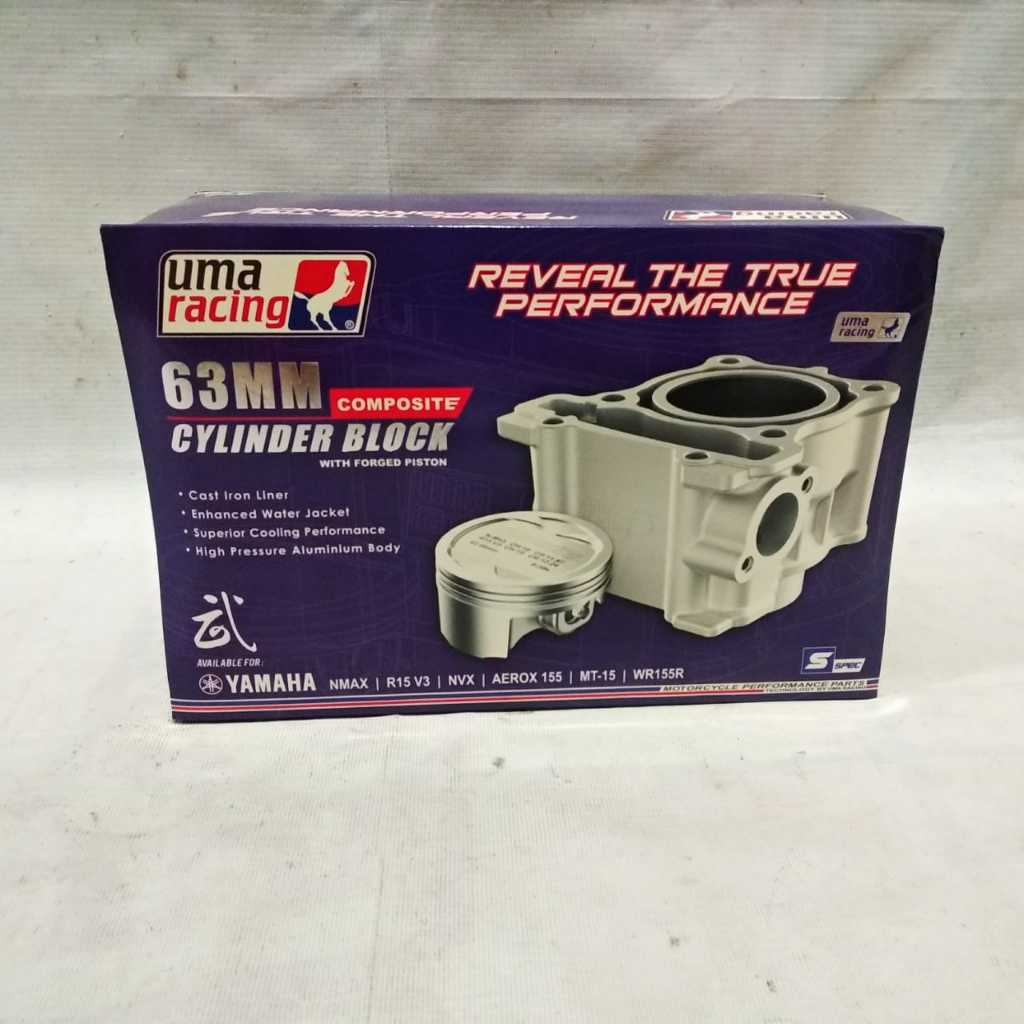 Jual Block Blok Seher Set Aerox 155 Vixion R 155 WR 155 UMA Racing ...