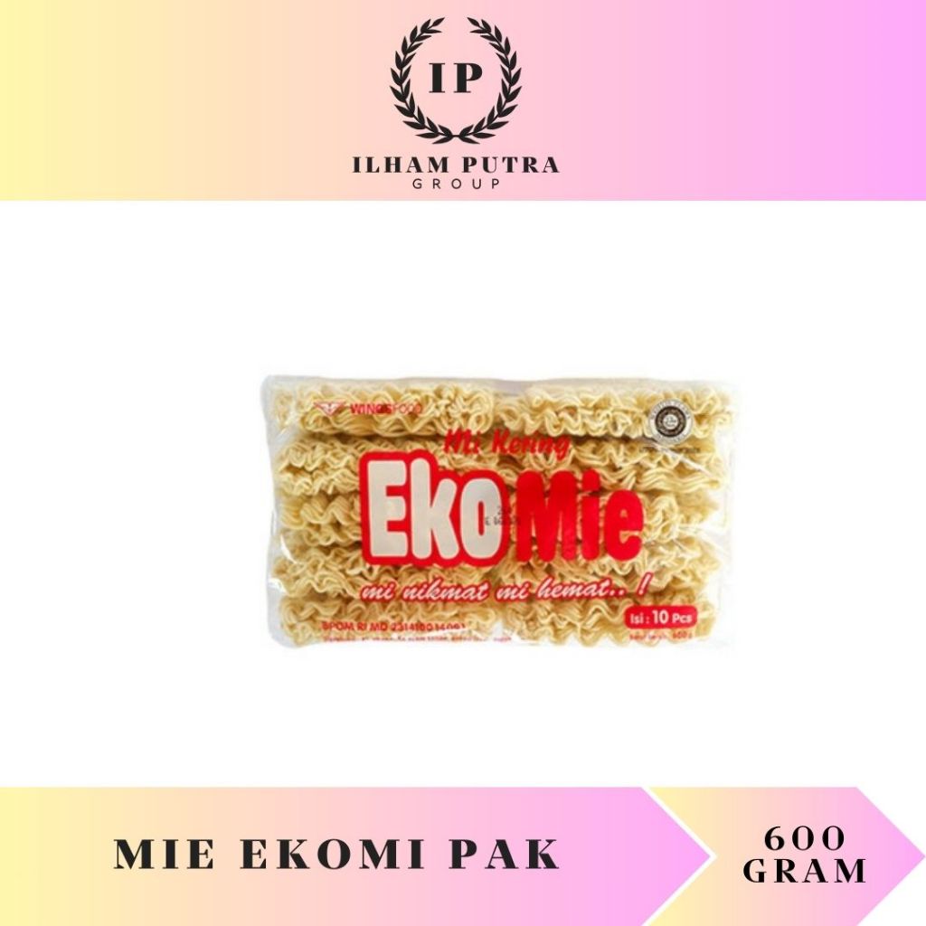 Jual mie ekomi super 600gr (1 dus isi 6pack) | Shopee Indonesia