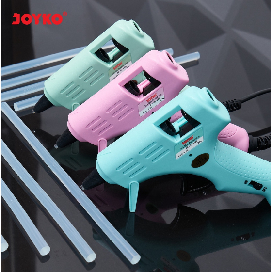 Jual JOYKO Glue Gun Pastel Color alat lem tembak warna pastel GG-854 ...