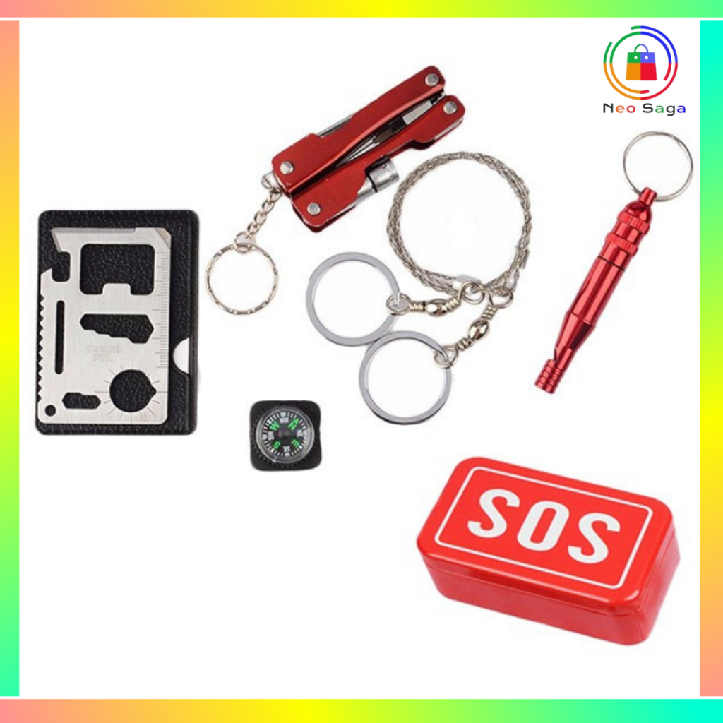 Jual Tool Kit P3K SOS Emergency Onboard Outdoor Survival Kit Kemping ...