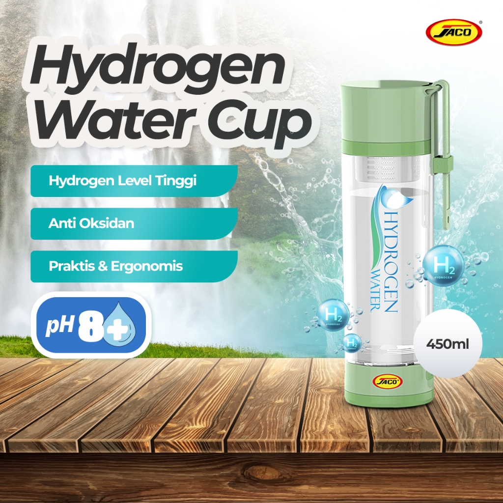 Jual Jaco Hydrogen Water Cup JC 117 Water Purifier Bottle Air Hidrogen ...