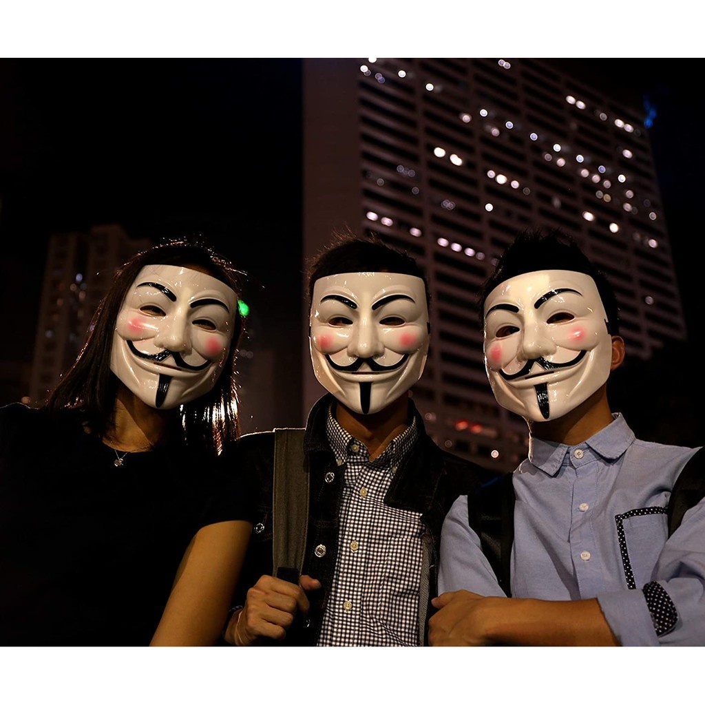 Jual TOPENG HACKER JOKER /topeng anonymous / topeng joker | Shopee ...