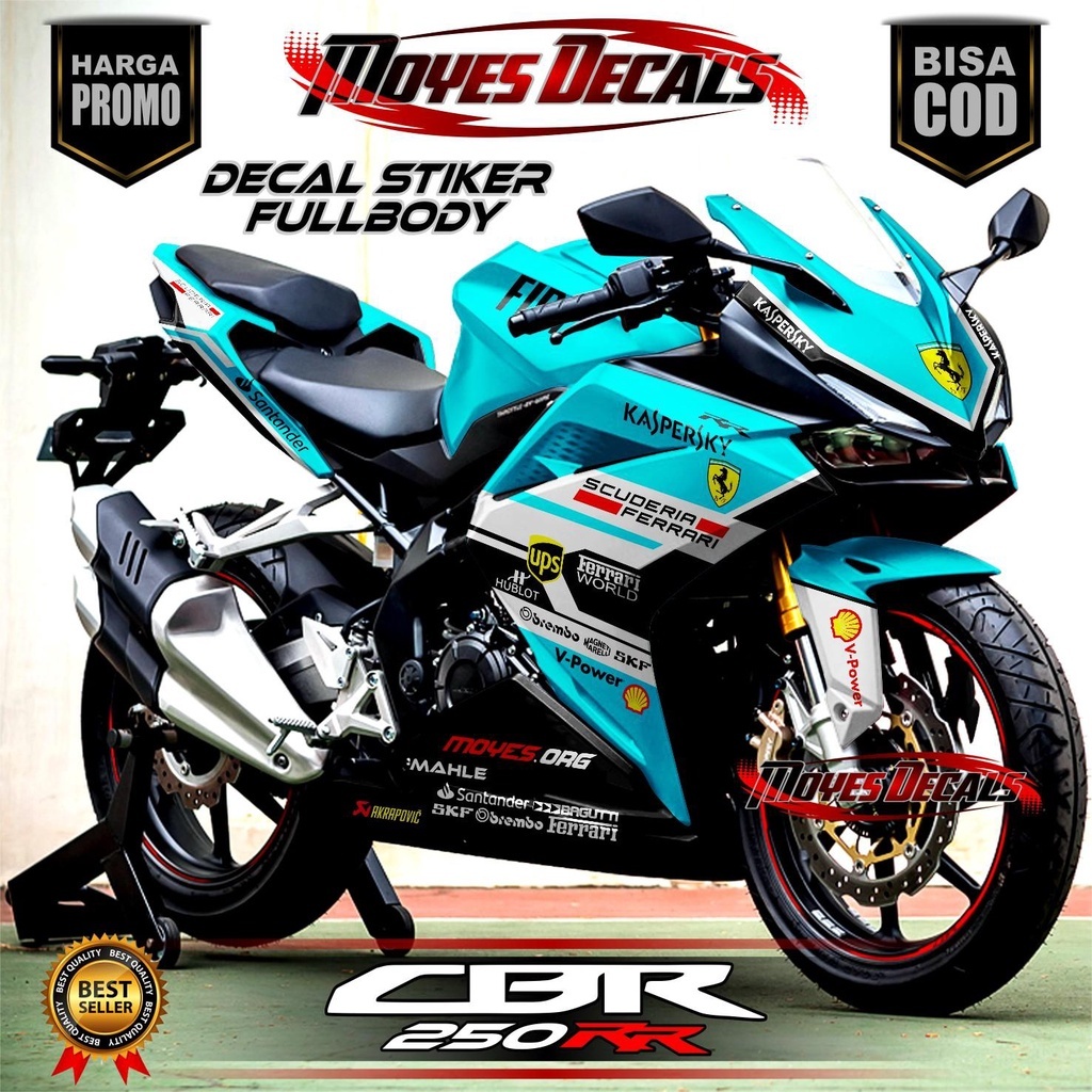 Jual Decal Fullbody Cbr 250RR Grafis Variasi / Custom Stiker Motor ...
