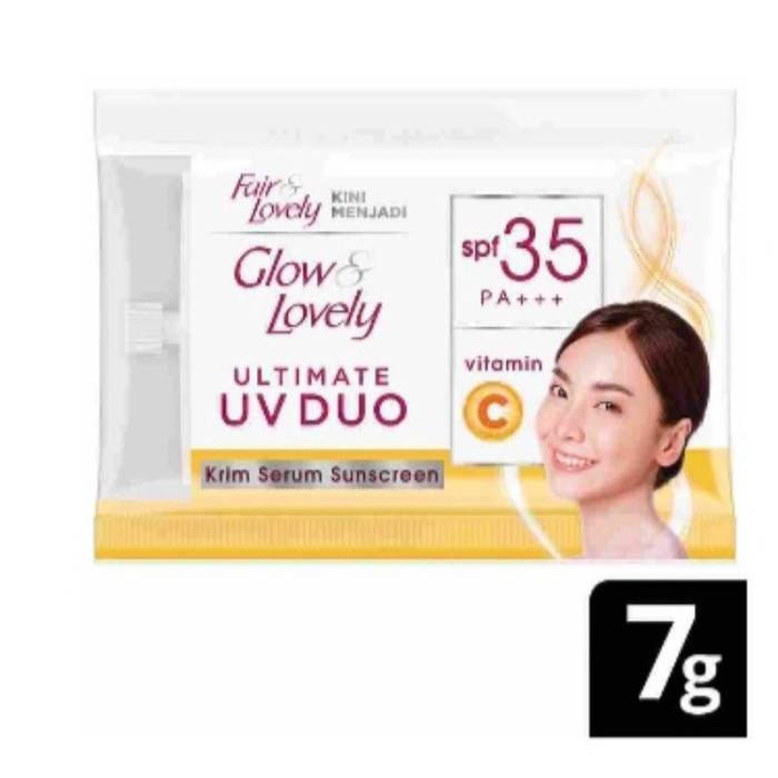 Jual Fair & Lovely Glow & Lovely ULTIMATE DUO SPF 35 PA+++ Sachet 7gr ...