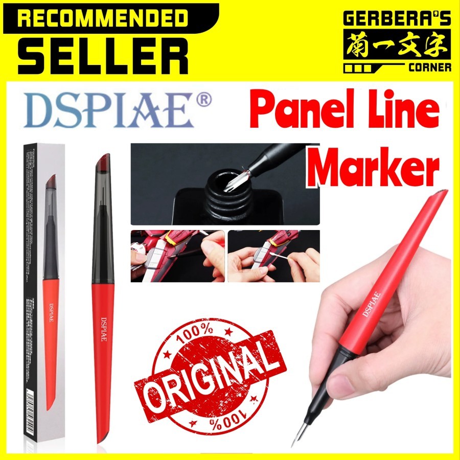 Jual DSPIAE PT-PL Panel Liner Marker Pen PLN-01 Nib Set Panel Accent ...