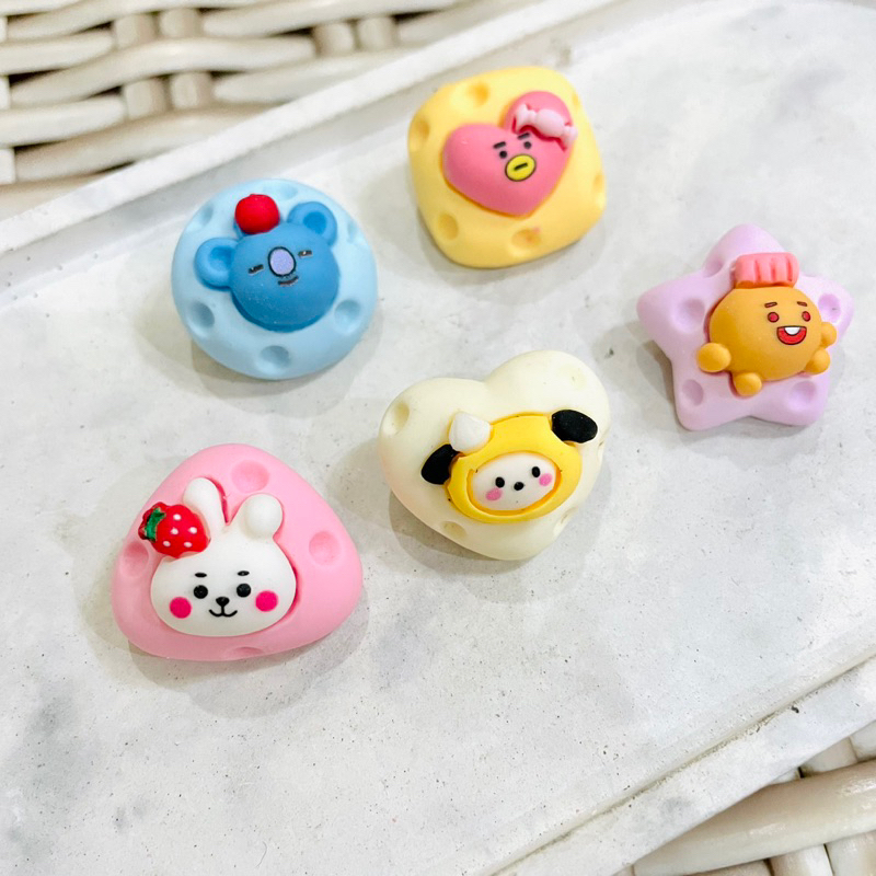 Jual 1 Set (5pcs) Magnet BT21 Tempelan Kulkas/Notes Kulkas | Shopee ...