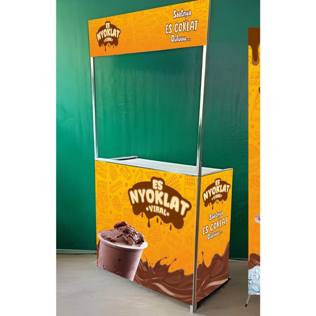 Jual Booth Portable Gerobak tanpa X-Banner Booth Event Desk Jajanan ... Jual Booth Portable Gerobak tanpa X-Banner Booth Event Desk Jajanan ...