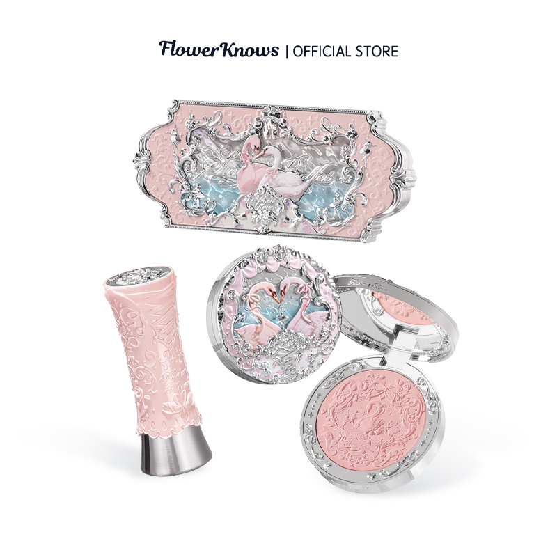 Jual Flower Knows Same Color Makeup Set Eyeshadow Blush Liquid ...