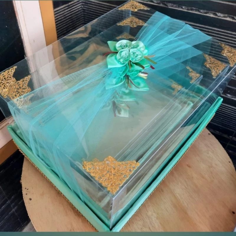 Jual Kotak Hantaran Seserahan Pernikahan 1 Set Isi 4 Box Mahar