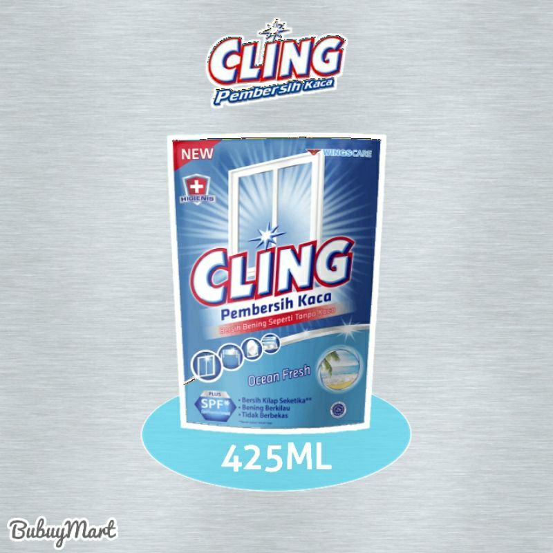 Jual CLING PEMBERSIH KACA 425ML | Shopee Indonesia