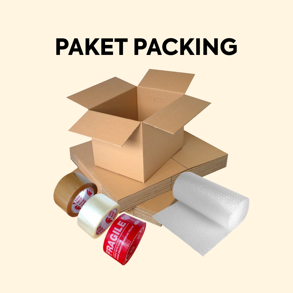 Jual Paket Telon Bubble Wrap Dus Lakban Isolasi Packing | Shopee Indonesia