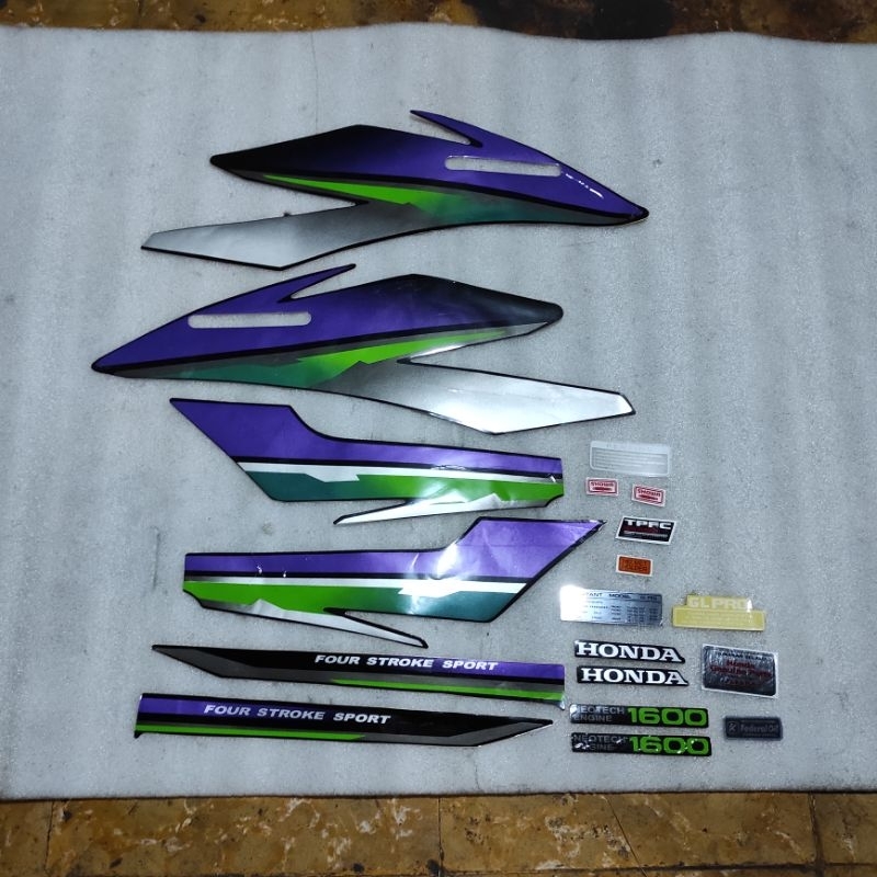 Jual Stiker stripping striping decal Graphic Honda GL Pro GLpro Neotech ...