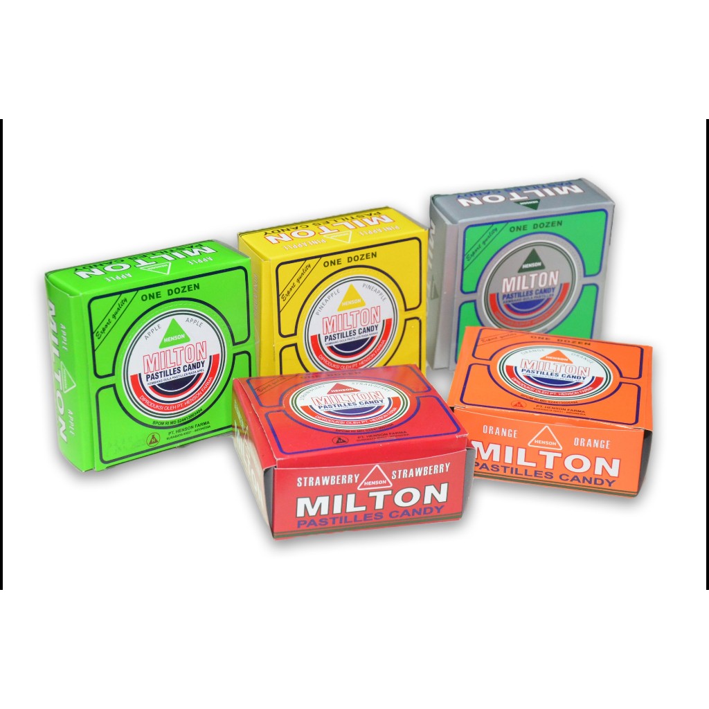 Jual Permen MILTON Pastilles Box Isi 12 Kaleng Kecil 15 Gram | Shopee ...