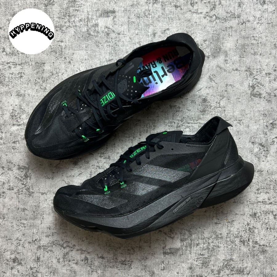 Jual ADIDAS ADIZERO ADIOS PRO 3 CORE BLACK ID8469 | Shopee Indonesia