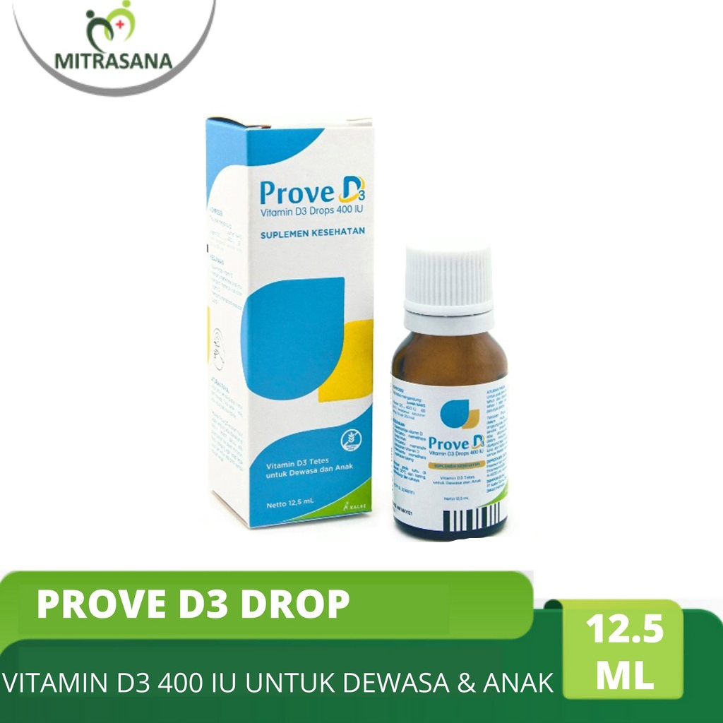 Jual Prove D3 Drop - Vitamin D3 400 IU Tetes 12.5 ml untuk Dewasa dan ...